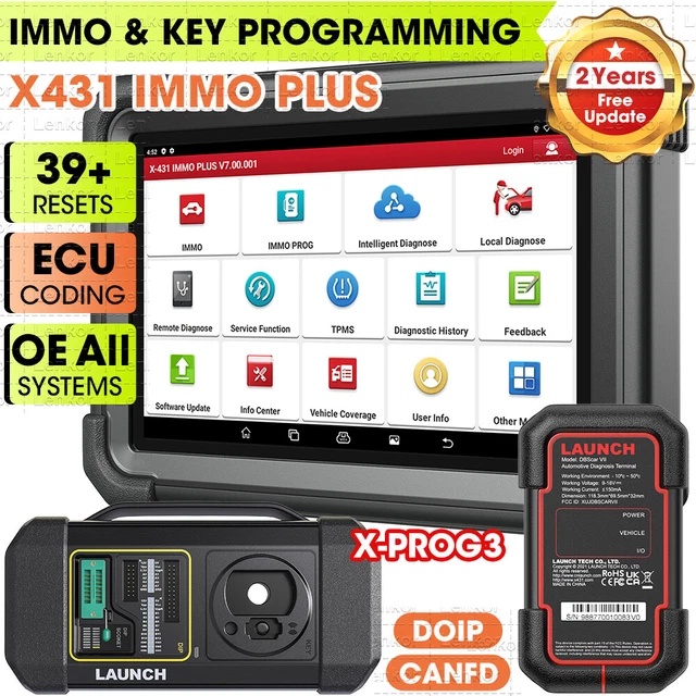 LAUNCH X431 IMMO PLUS X-Prog3 OBD2 dispositivo diagnostico ...