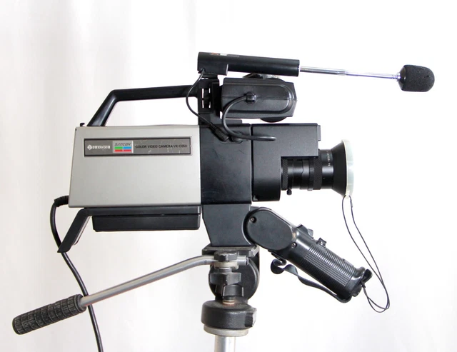 ANALOG VHS CAMERA 80s Rarity - Saticon Tube - Hitachi VK-C850E - 1982 ...