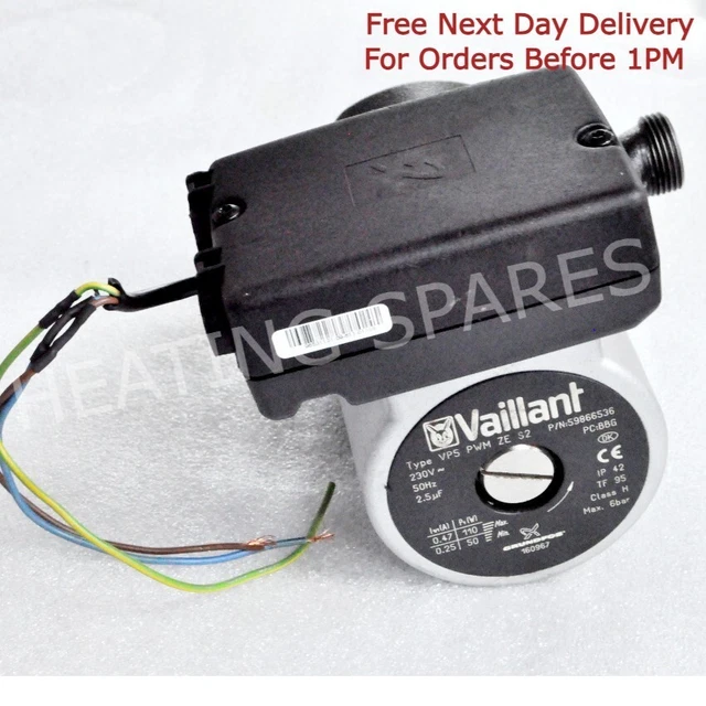 VAILLANT ECOMAX PUMP 160969 P/N:59866536 VP5 PWM ZE S2 Genuine £189.99 ...
