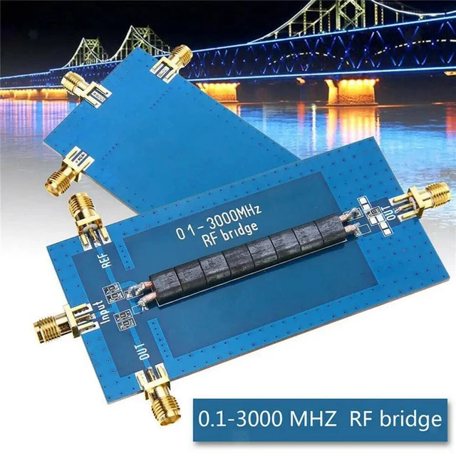 EFFICIENT IMPEDANCE MEASUREMENT with RF SWR Reflection Bridge VHF UHF ...