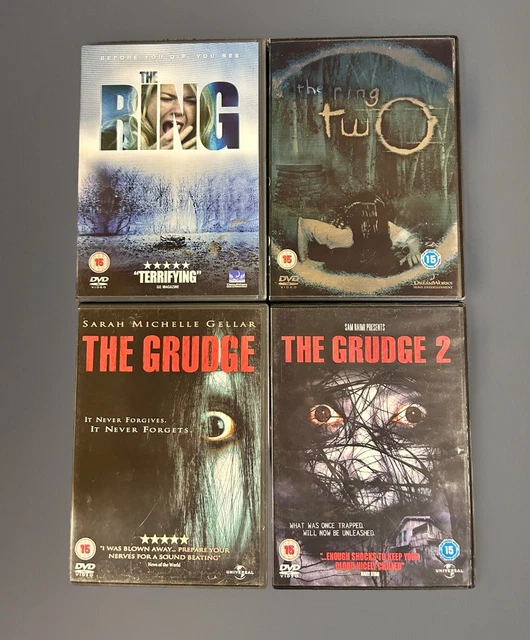 THE GRUDGE 1 - 2 & The Ring 1 - 2 DVD Bundle £9.99 - PicClick UK