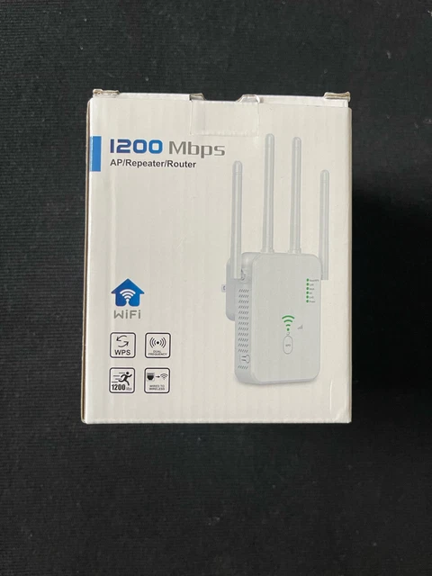 WIFI EXTENDER BOOSTER 1200 MBPS 5GHz & 2.4GHz Range Extender with ...