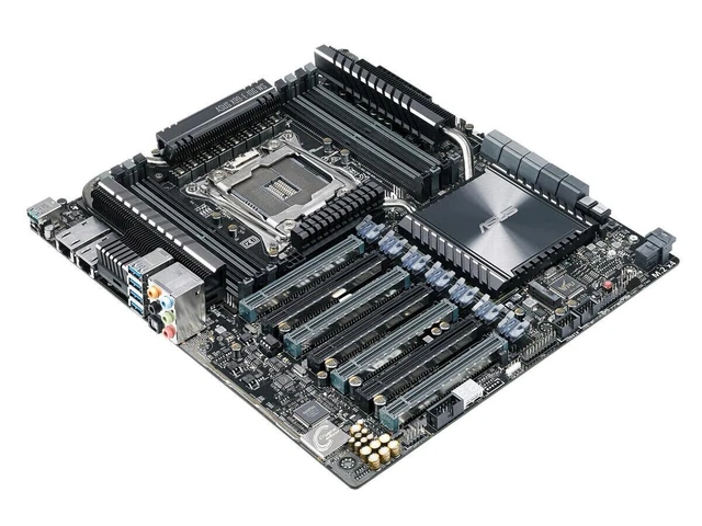 ASUS X99-E-10G WS Motherboard Intel X99 LGA 2011-V3 DDR4 M.2 E-ATX USB ...