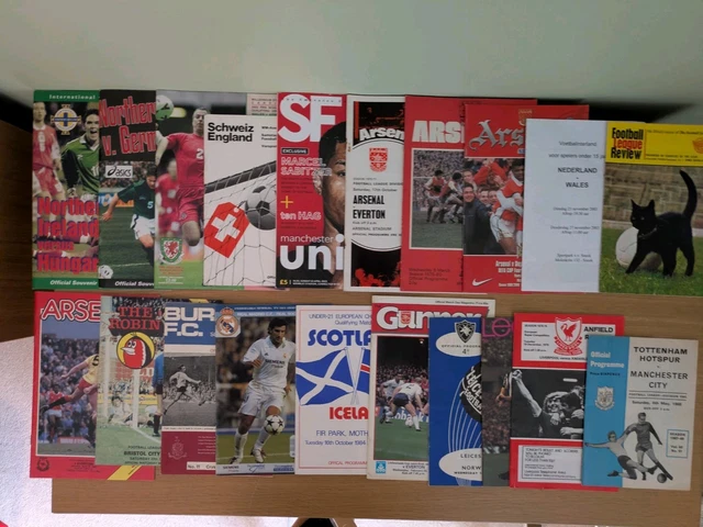 FOOTBALL PROGRAMMES X 20. Various. LOOK!! £3.84 - PicClick UK