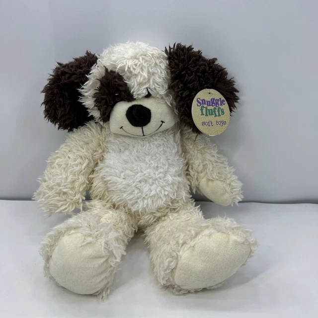 CARD FACTORY SNUGGLE Fluffs Puppy Dog Soft Toy Comforter Plush 30cm £16 ...
