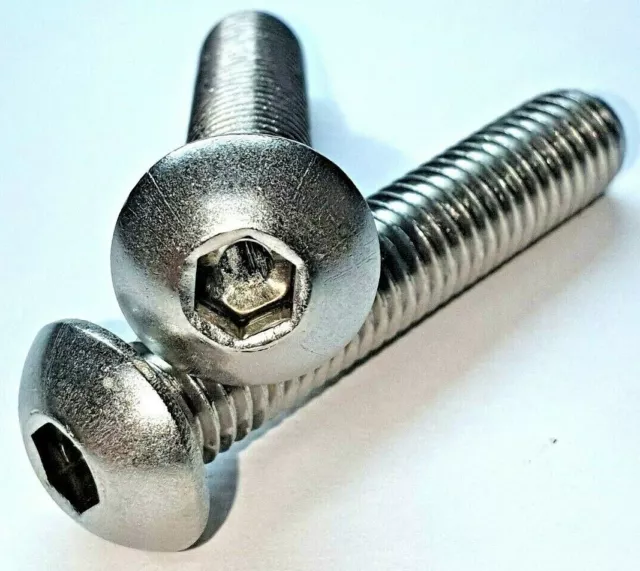 LINSENKOPFSCHRAUBEN M2/M3/M4/M5/M6/M8/M10 ISO 7380 7381 Flansch Edelstahl EUR 4,28 - PicClick FR