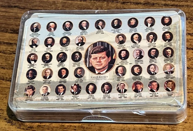 PRESIDENTS OF THE United States Playing Cards Card Deck up to Obama ...