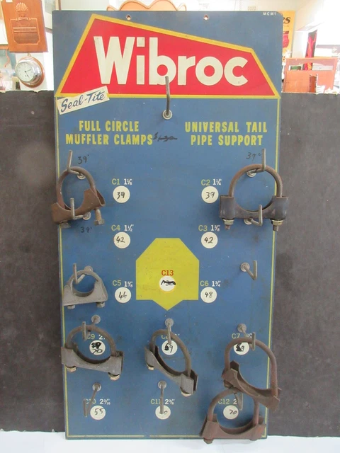 ORIGINAL VINTAGE WIBROC Seal Tite Clamp / Tail Pipe Support Point Of ...