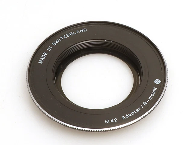 OBJEKTIVADAPTER M42 / R-Mount für M42 Objektive an Rollei QBM EUR 19,90 ...