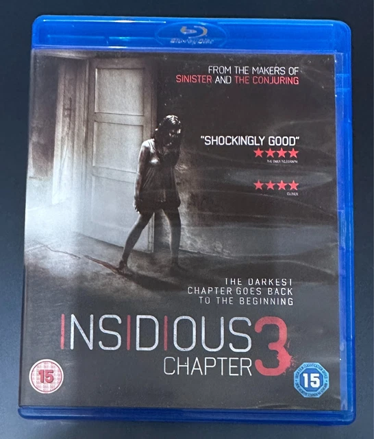INSIDIOUS CHAPTER 3 Blu Ray Plays Perfect Bargain EUR 8,90 - PicClick IT