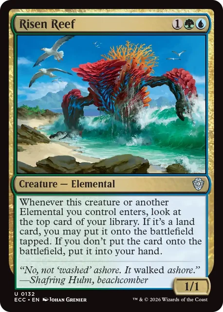 RISEN REEF 132 NM Normal Commander: Lorwyn Eclipsed MTG EN $4.54 ...