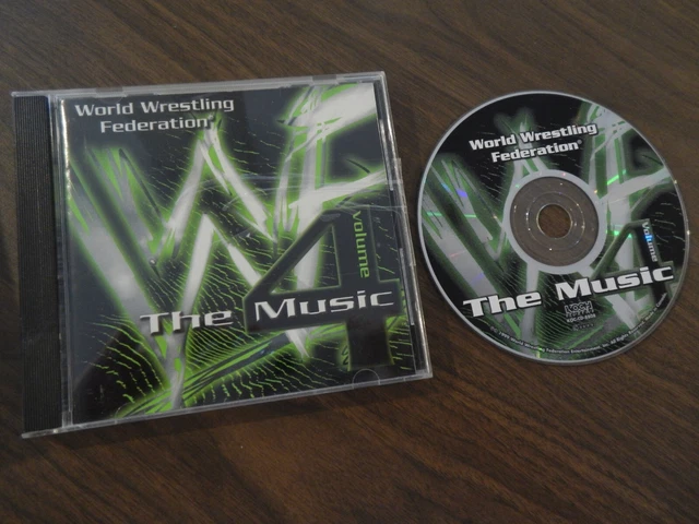WWE WWF THE Music Cd 1999 Attitude Era Thème Chansons Entrée Volume 4 ...