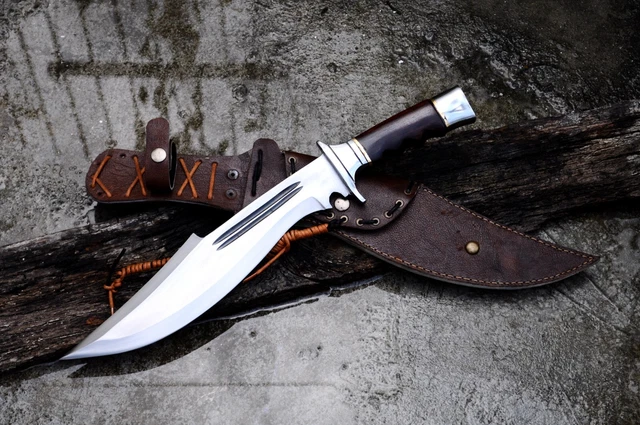 12 INCHES LONG Blade Bowie knife-knives-hunting and camping knife ...