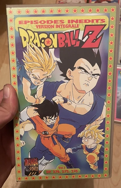 CASSETTE VHS Dragon Ball Z Épisodes Inédit Vol 1 Version Intégrale Dbz ...