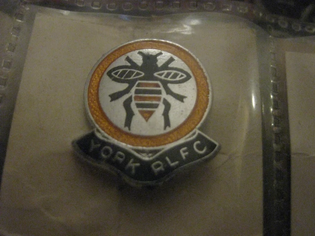 RARE OLD YORK Rugby League Football Club (10) Enamel Brooch Pin Badge £ ...