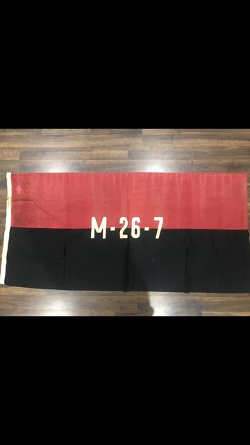 1959 M26-7 REVOLUTIONARY Flag XXL - Fidel Castro / Che Guevara $2,752. ...