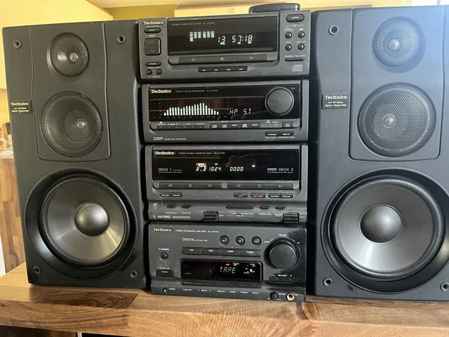 TECHNICS SC-CH700 MIDI hifi system 80w 6ohms tuner tape cd equalizer £ ...