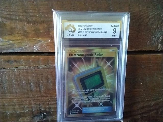 POKEMON VMAX GOLD secret graded promo electromagnetic radar 230/214 ex ...