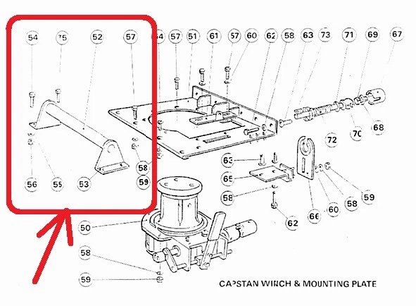 LAND ROVER SERIES Fairey Capstan Winch Roller Rope Guide Fairlead ...