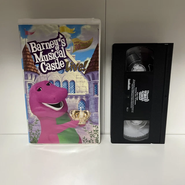 BARNEY’S MUSICAL CASTLE Live! VHS Good Condition VHS Barney Hit ...