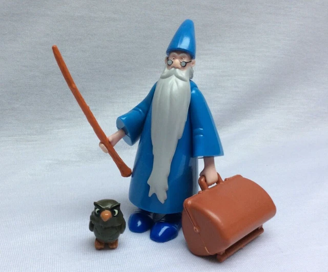 DISNEY FAMOSA MERLIN & Archimedes Figure Set Sword in the Stone £17.36 ...