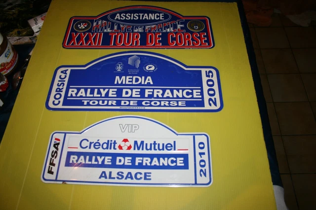 PLAQUE MÉTAL RALLYE rally Tour de Corse plate EUR 40,00 - PicClick FR