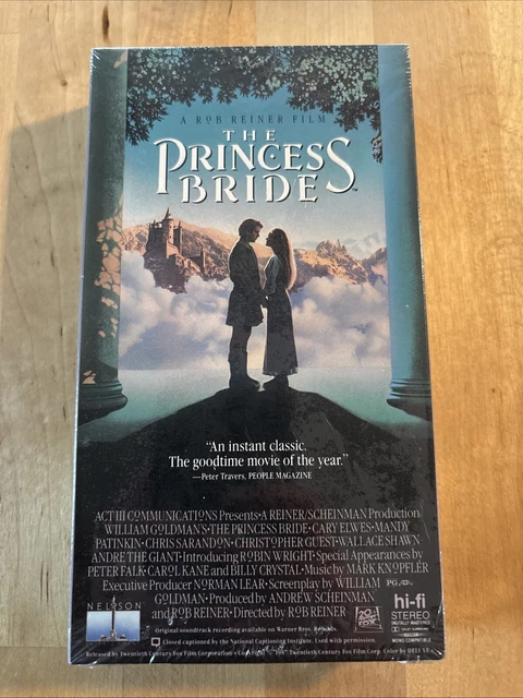 THE PRINCESS BRIDE VHS 1987 Nelson Entertainment Watermark New Sealed ...