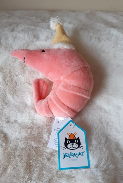 BNWT JELLYCAT CELEBRATION Crustacean Shrimp soft toy ( Retired ) New ...