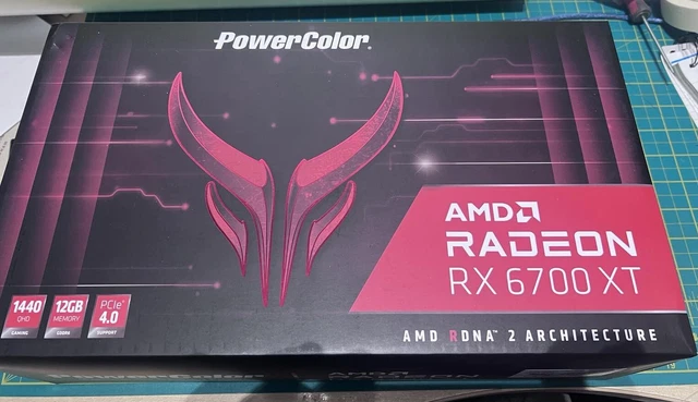 POWERCOLOUR AMD RADEON RX 6700 XT Graphics Card 12GB £285.00 - PicClick UK