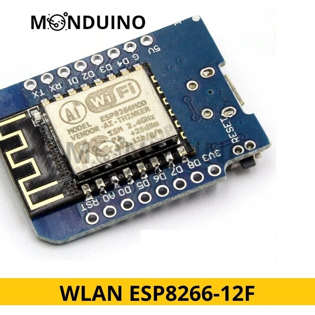 D1 MINI NODEMCU with ESP8266-12F WLAN Module Arduino Uno Nano Mega ...
