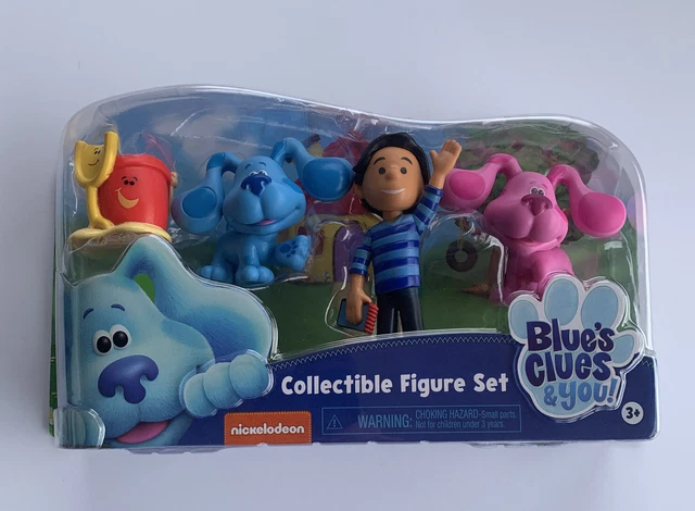 BLUE'S CLUES & You! Collectible Figure Set - 4pc Josh Magenta Shovel ...