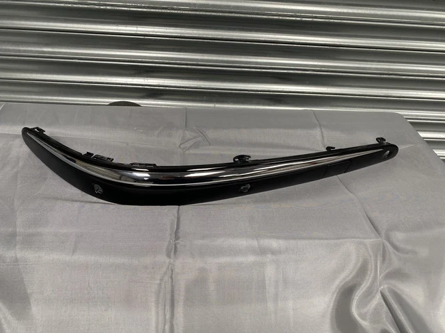 MERCEDES W211 02-06 FRONT BUMPER MOLDING WITH CHROME PDC HOLES RIGHT ...