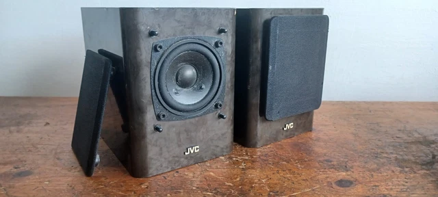 JVC SP-UX1000GR SPEAKERS Vintage Hifi Bookshelf Mini System 4ohms 20w ...
