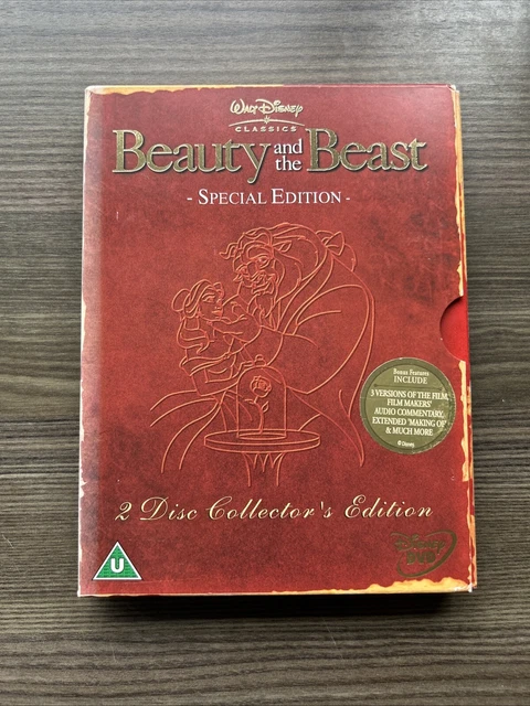BEAUTY AND THE Beast Special Edition DVD 2 Disc Collectors Edition ...