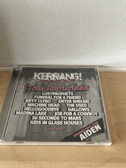 KERRANG AWARDS 2007 cd..cd album DISC AND INLAY NO CASE *** £2.75 ...
