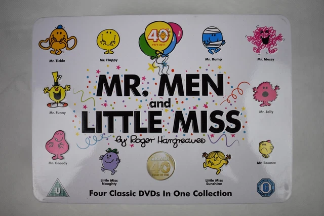 MONSIEUR MADAME MR Men And Little Miss Collectible Tin Box 5 DVD Box ...