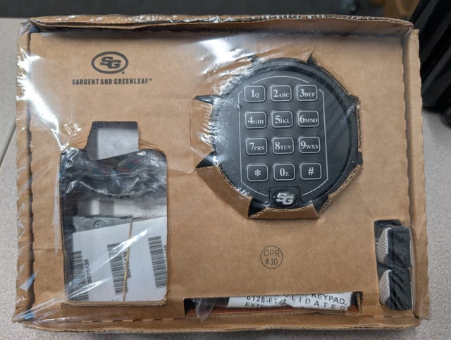 SARGENT AND GREENLEAF SG 6128-240 Electronic Safe Lock NEW SEALED $250. ...