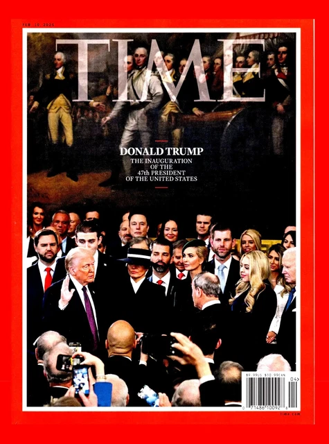 TIME PRESIDENT DONALD Trump Inauguration 2025 MAGAZINE $15.00 - PicClick CA