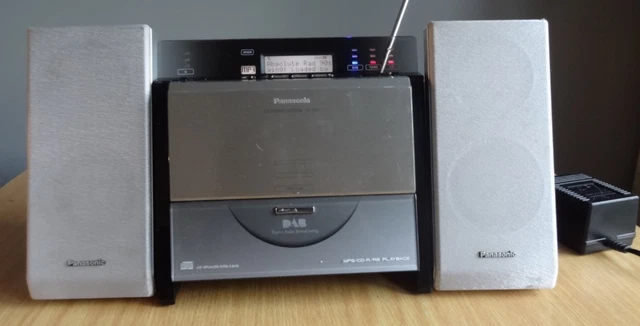 PANASONIC SA-EN7 CD Stereo System Hifi Radio AM FM CD Player SIlver £37 ...