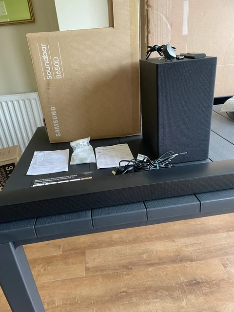 SAMSUNG HW-B650D BLACK B-Series 3.1ch Soundbar with Subwoofer superb ...