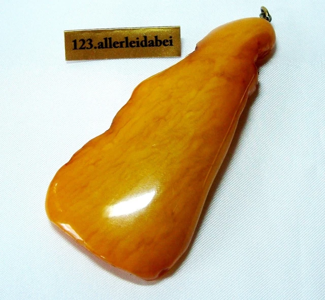 BIG BUTTERSCOTCH BERNSTEIN Anhänger 23,55 g real amber / BK 038 EUR 385 ...