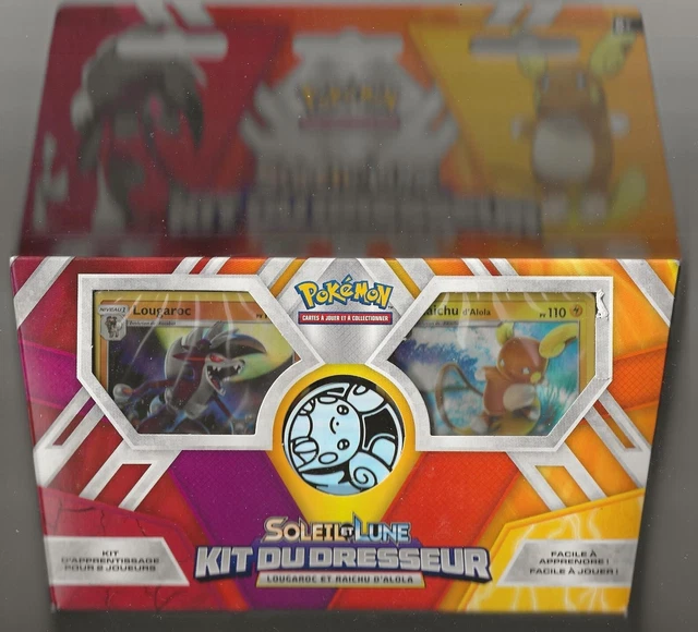 KIT DU DRESSEUR Pokémon Soleil Et Lune Pokémon Lougaroc Et Raichu D ...