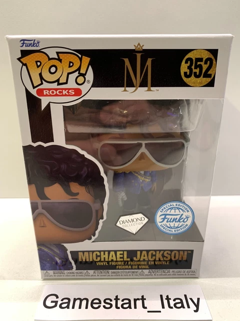 FUNKO POP ROCKS Michael Jackson 352 Diamond Collection Special Edition ...