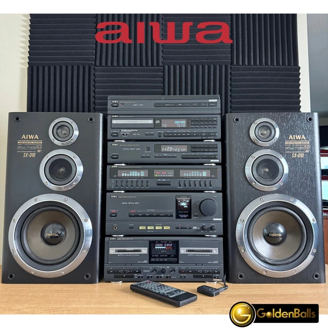 AIWA MX-D10 VINTAGE FLAGSHIP 1990 Hifi Stack System Separate With ...
