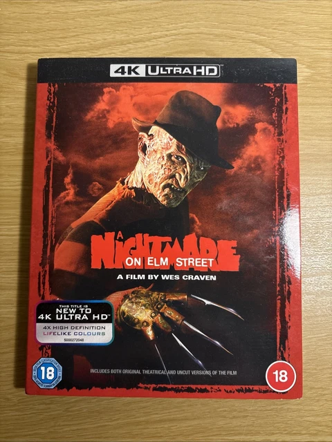 A NIGHTMARE ON Elm Street (4K UHD Blu-ray) John Saxon Johnny Depp ...