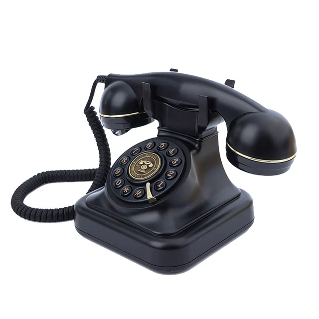 WIRED LANDLINE PLUG-IN Office Telephone Retro Household, Ancient ...