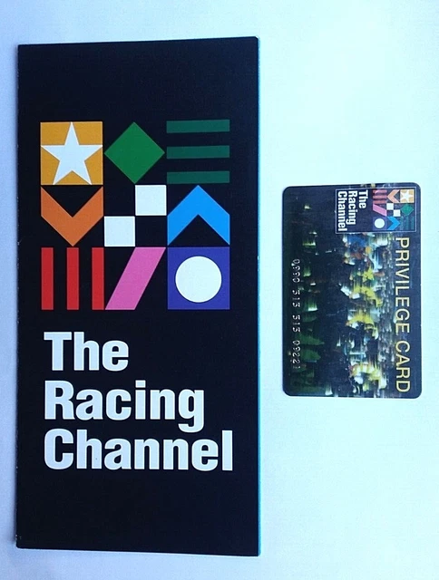 THE RACING CHANNEL - Early Promotional Leaflet & Subscriber's ...