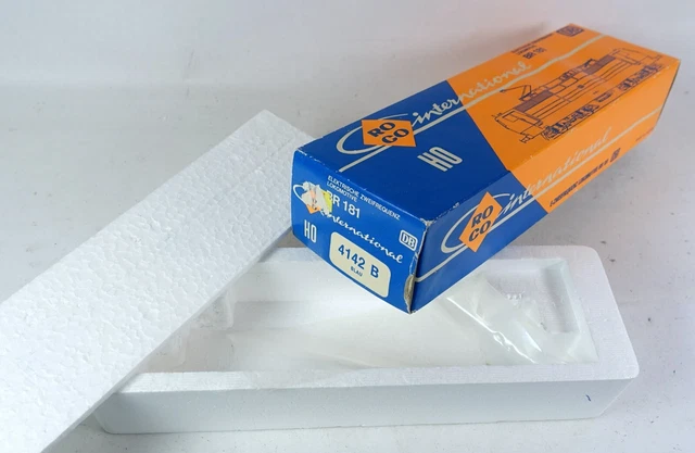 ROCO 4142 B CARTONE VUOTO LOCOMOTIVA ELETTRICA BR 181 201-5 DB IMBALLO ...