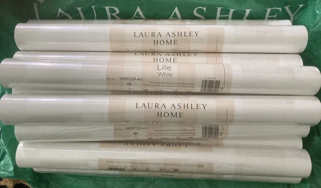 LAURA ASHLEY BELVEDERE blasse Salbei Tapete NEU Charge W103790-A/1 ... LAURA ASHLEY BELVEDERE blasse Salbei Tapete NEU Charge W103790-A/1 ...