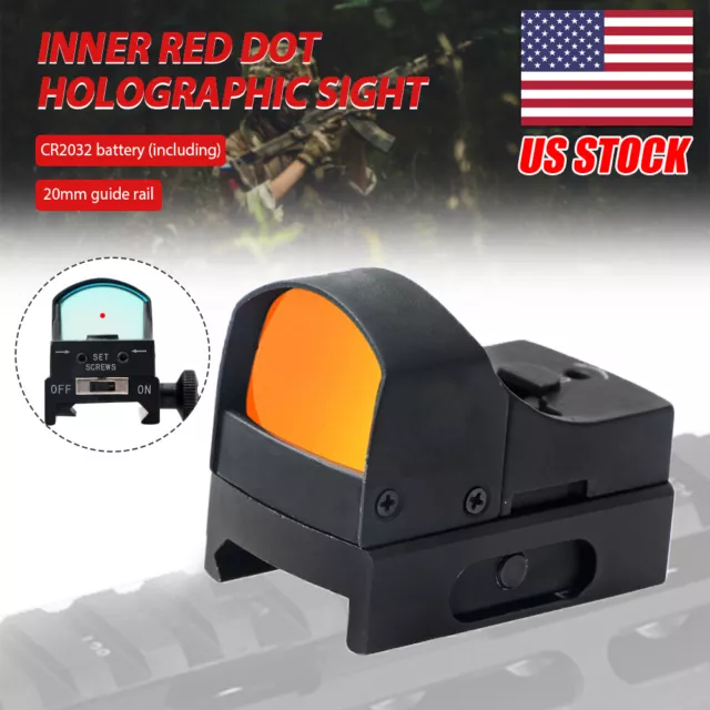 MINI RMR RED Dot Sight Collimator Glock Rifle Reflex Sight Scope fit ... MINI RMR RED Dot Sight Collimator Glock Rifle Reflex Sight Scope fit ...